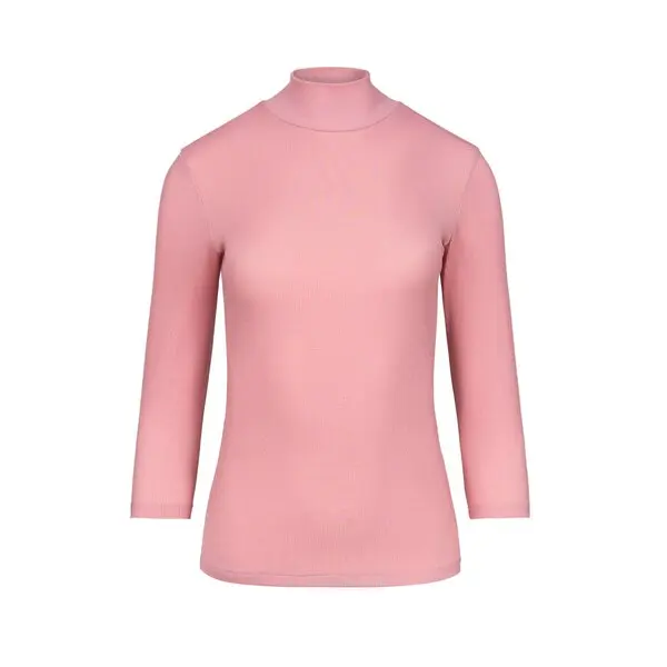 OH!ZUZA NIGHT&DAY Rib Rollneck Top - Pink
