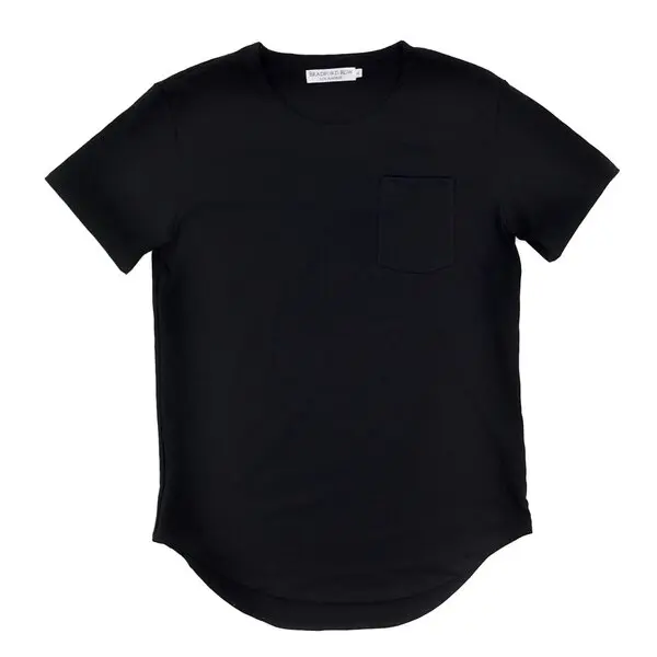 BRADFORD ROW Scoop Tee - Black