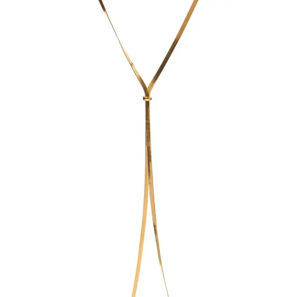 EBRU JEWELRY En Glide Adjustable Necklace - Gold