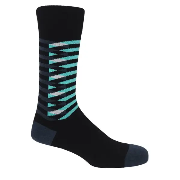PEPER HAROW - MADE IN ENGLAND Symmetry Organic Socks - Black