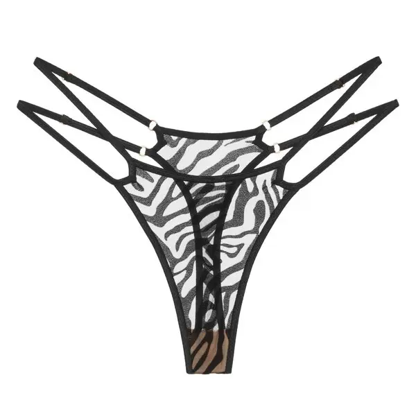 PERILLA Kylie Straps Thong - Black