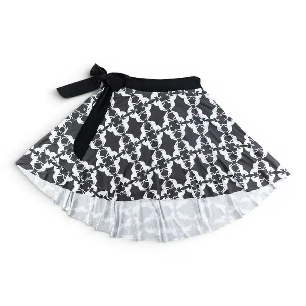 FORZA CAVALLO Mirror Horse Wrap Skirt - Black