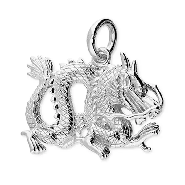 KAIZARIN Sterling Dragon With Chain - Silver