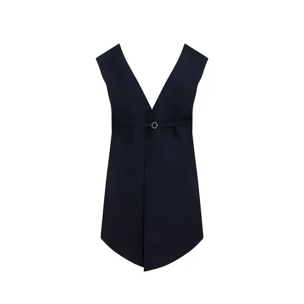AYA DESIGN Optimise Long Gilet - Black
