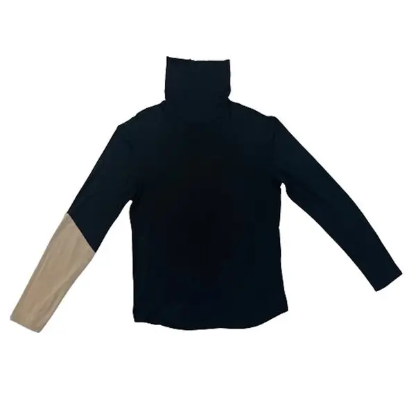 CARLTON JONES Superhero Turtleneck - Black
