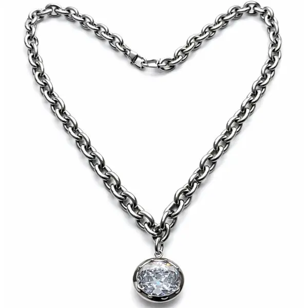 JAGGED HALO JEWELRY Margot Statet Necklace - Silver
