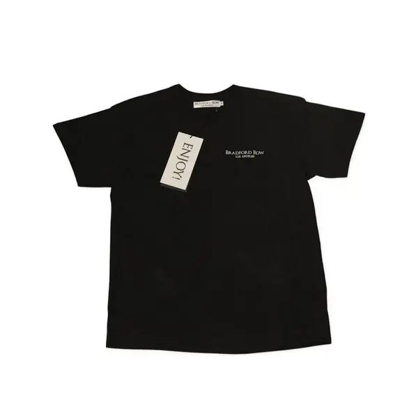 BRADFORD ROW Br Vitals Embroidered Boxy Tee - Black