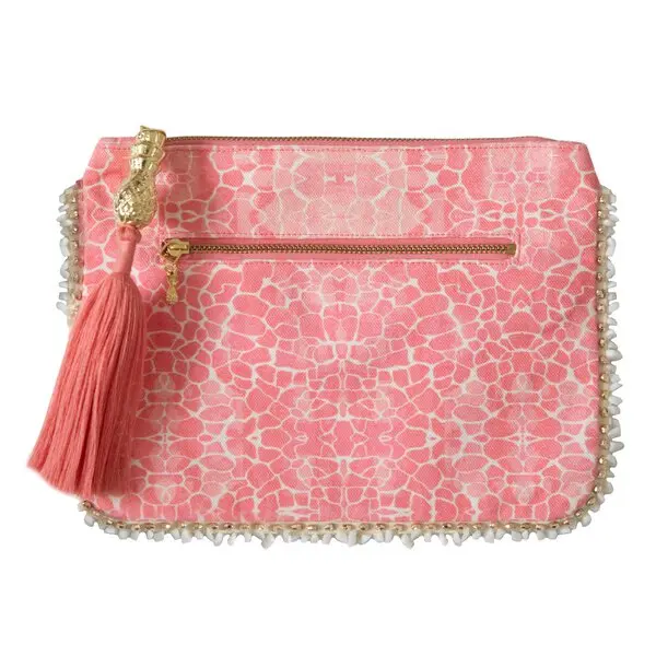 SOPHIA ALEXIA Candy Pebbles Clutch Bag - Pink