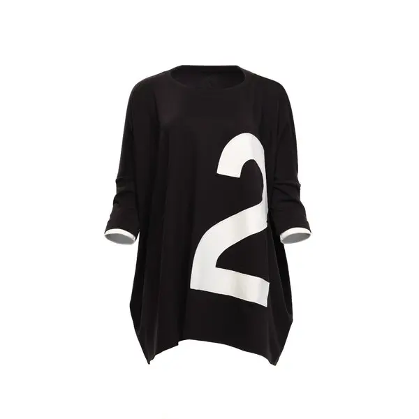 CLOTHES BY LOCKER ROOM Casual Tunic Dress - Black