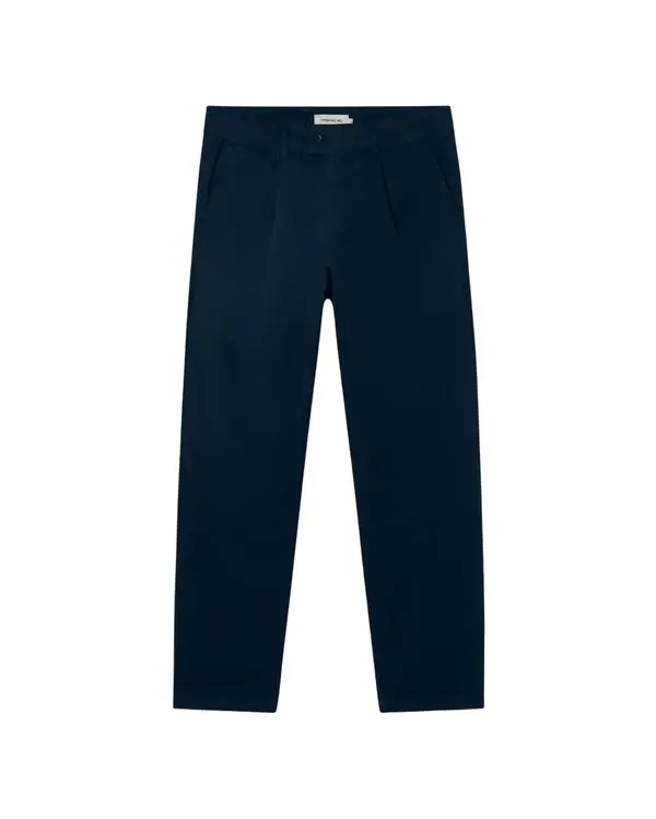 THINKING MU Light Friend Navy Carrot Pants - Blue