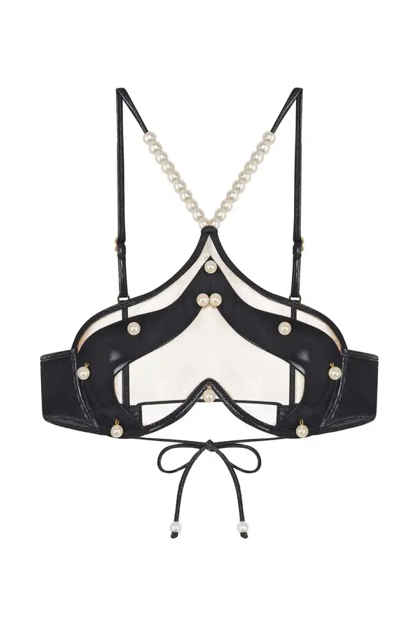GOD SAVE QUEENS Mia Top Onyx - Black