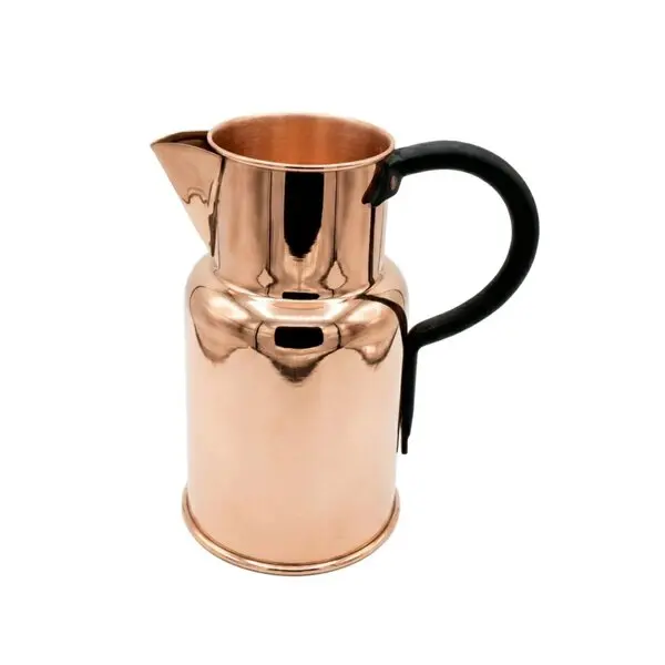 ANATOLIACRAFT Handmade Solid Copper Water Pitcher - Brown