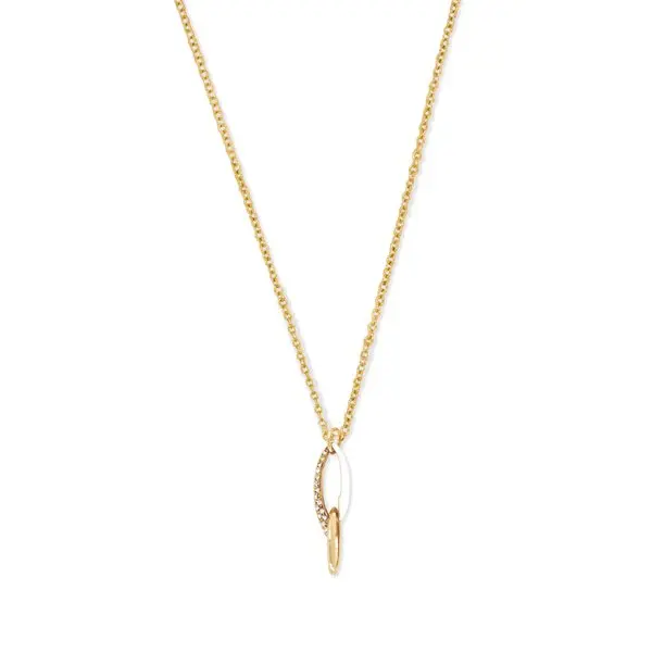 Grossé Gold / White Gold & Crystal Necklace, Series Link - Gold/white