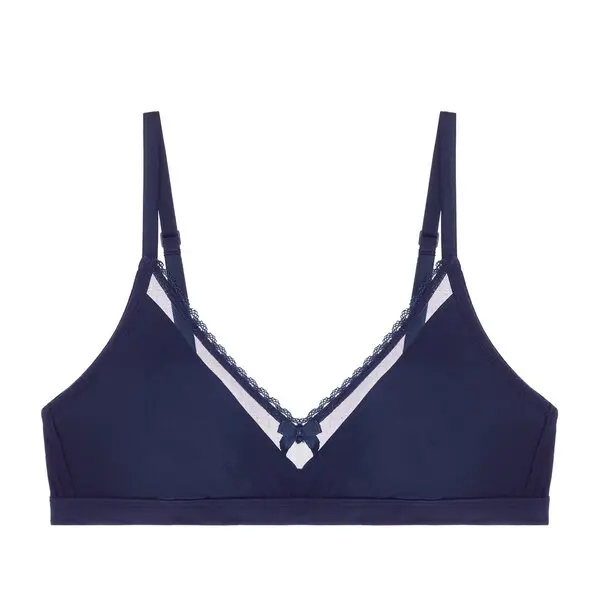 JOURNELLE Victoire Bralette Midnight - Blue