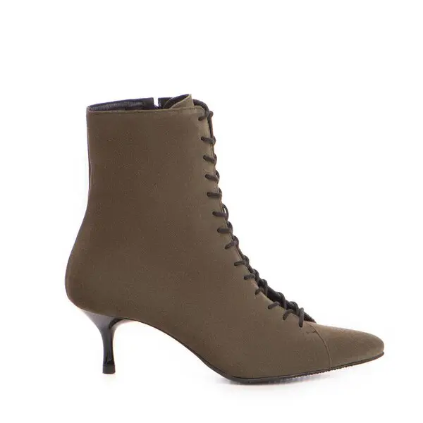 THE 5TH ELEMENT Lucia Mid-shaft Lace-up Boot - Green