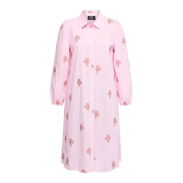 ZOEY Leah Dress Midi With Floral Embroidery