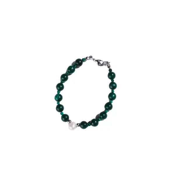 URBANE JEWELRY STUDIO Icon Malachite Bracelet - Green