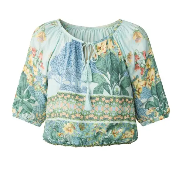 RAISHMA Tracy Viscose Shirt - Blue
