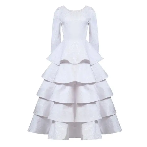 MATSOUR'I Wedding Dress-blouse Transformer Jacqueline - White