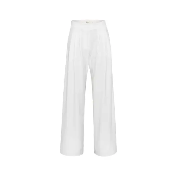 Sélone Nore Pleated Tailored Trousers - White