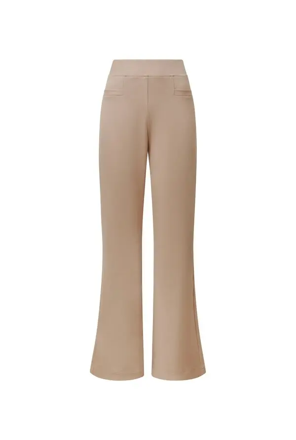 JAMES LAKELAND Taupe Bootleg Trousers - Brown