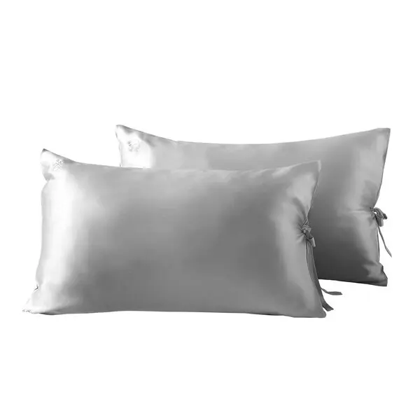 Not Just Pajama Sleeping Beauty Classic Pure Silk Queen - Grey