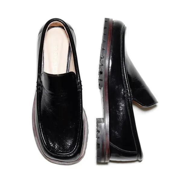 MAFALDA Dorothy Patent Loafer - Black