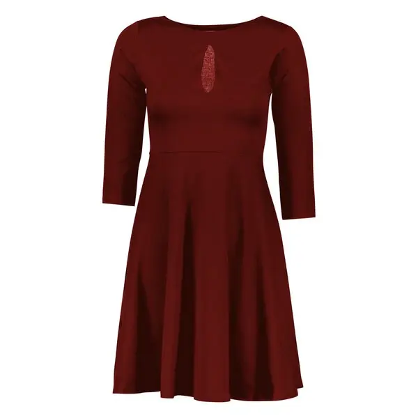 MARIANNE BY MARIE JORDANE Taylor Mini Dress Deep