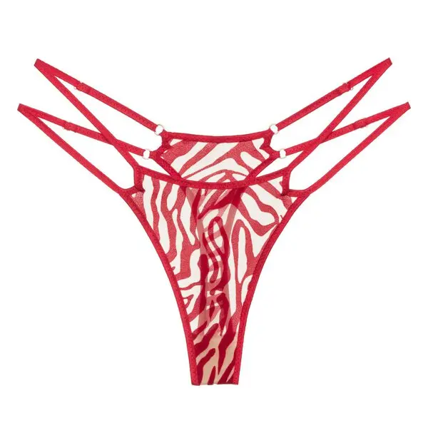 PERILLA Kylie Straps Thong - Red