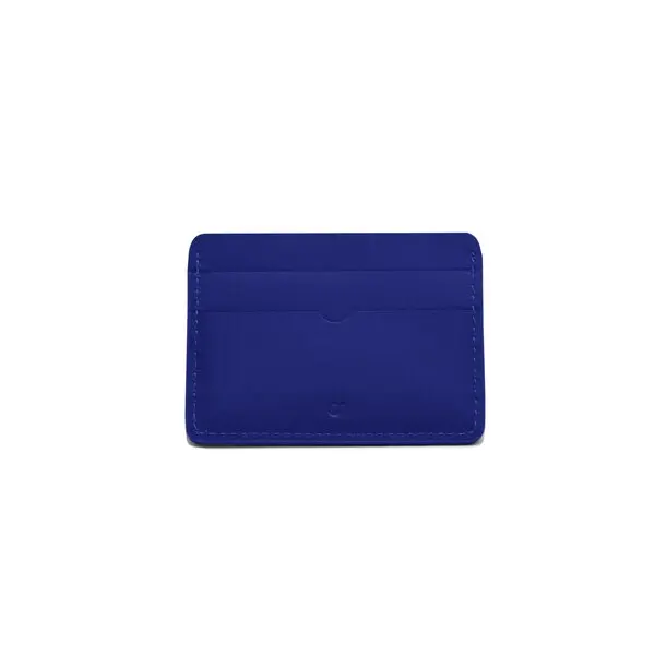 GODI. Handmade Leather Card Case Cobalt - Blue