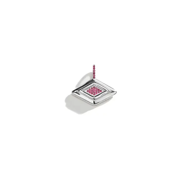 RRAINE JEWELRY Classic Pendant / Ruby - Silver