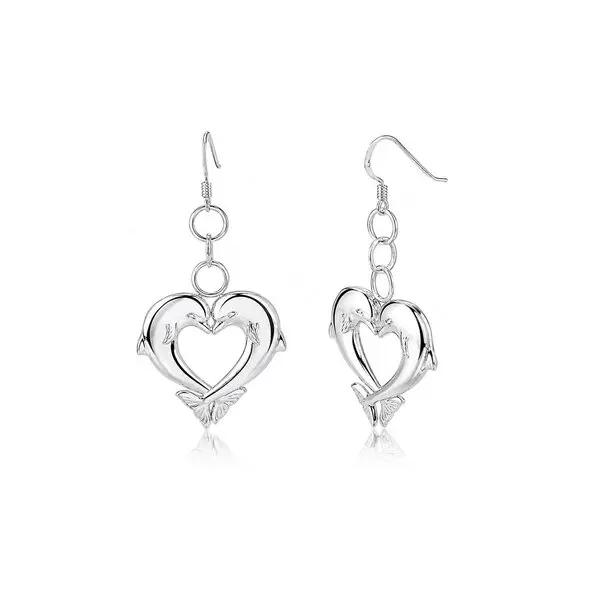 GOLD & HONEY Dolphin Dangle Earrings