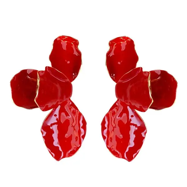 SMILLA BRAV Earrings Bloom - Red