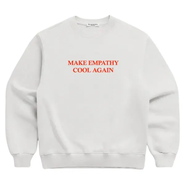 DONT EAT THE HOMIES Make Empathy Cool Again Crewneck Lunar Rock - Grey