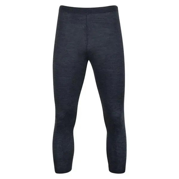 PAUL JAMES KNITWEAR Heavyweight Merino Activewear Zelios Thermal Bottoms Charcoal - Grey