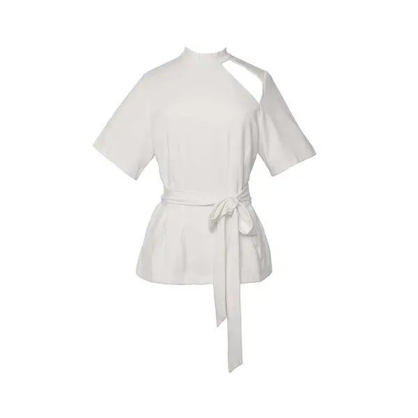 EMMA WALLACE Cheryl Top - White
