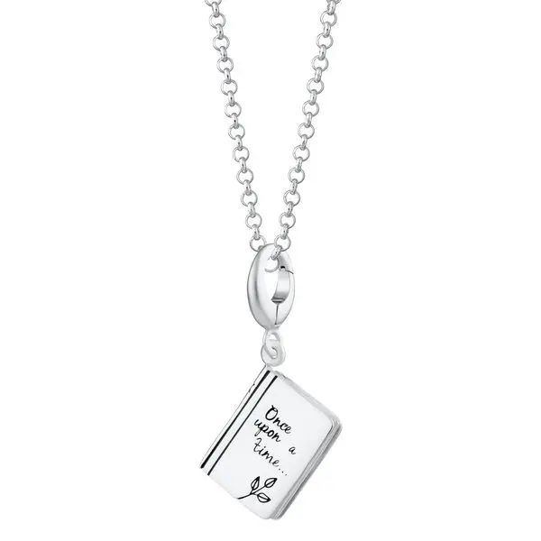 LILY CHARMED Sterling Story Book Charm Necklace - Silver