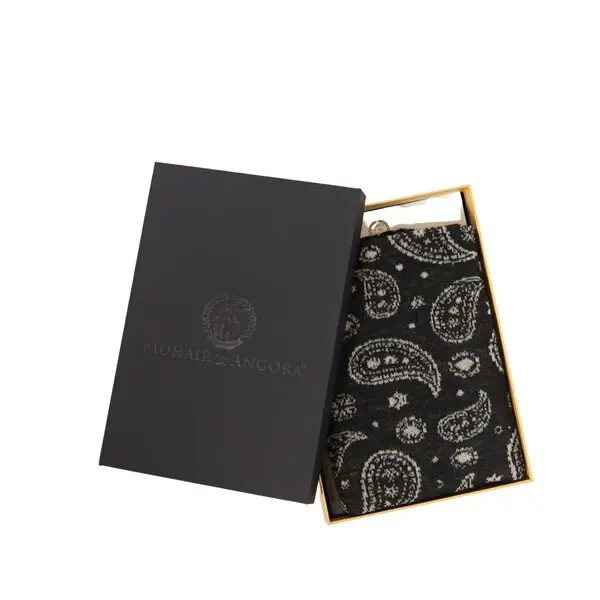 MOHAIR&ANGORA Mohair Shawl Patara - Black