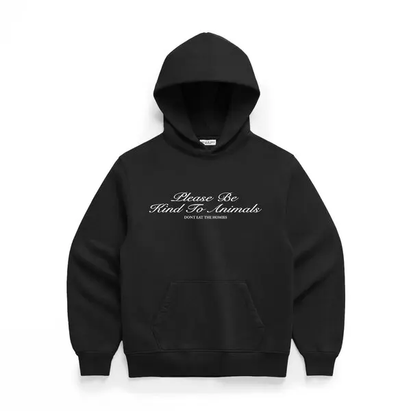 DONT EAT THE HOMIES Be Kind Hoodie - Black