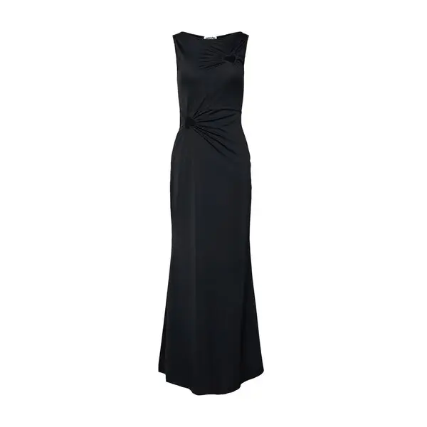 AMY LYNN Harlie Heart Cut Out Maxi Dress - Black