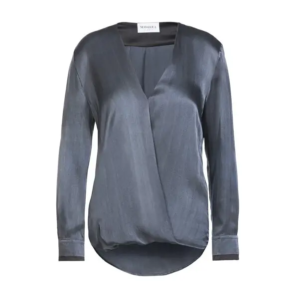 MODALLICA Lucy Gots Certified Sustainable Peace Silk Loose Blouse