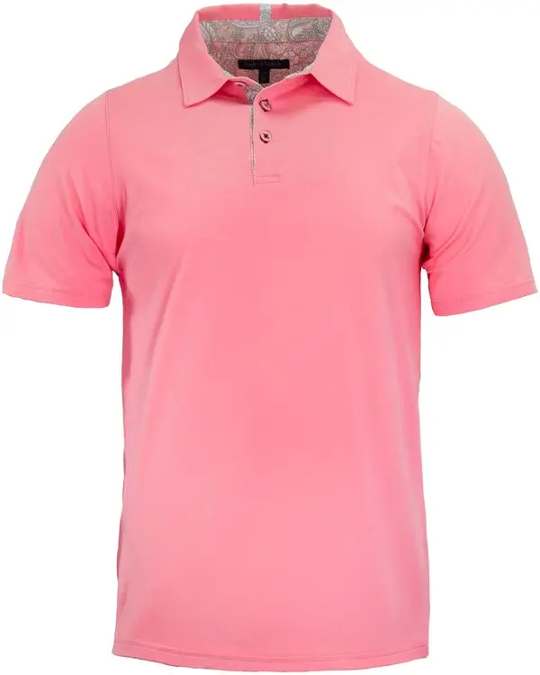 LORDS OF HARLECH Pietro Polo Shirt Fresh - Pink
