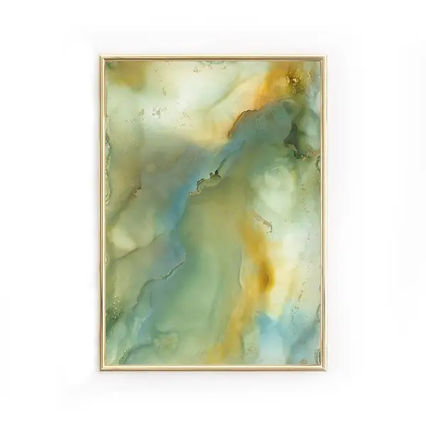 Art By Affie Healing A4 Fine Art Print - Green