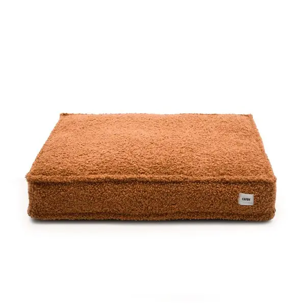 CAFIDE Mustard Fleece Dog Bed, Cuadra - Orange