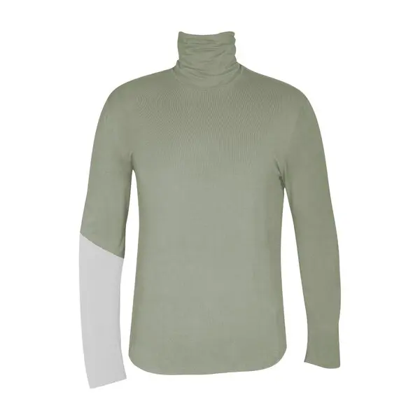 CARLTON JONES Bamboo Turtleneck Homme - Green
