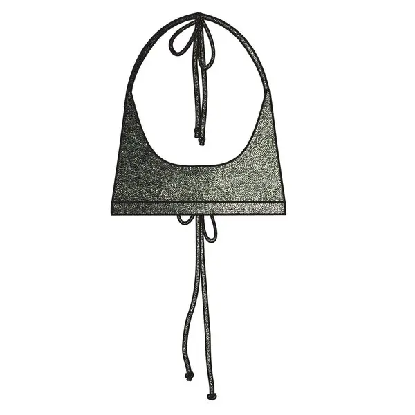 MINIMALE ANIMALE Vision Bikini Top Chrome - Silver