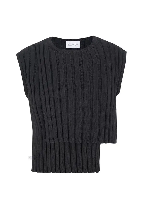 SALANIDA Nuovo Asymmetric Top - Black