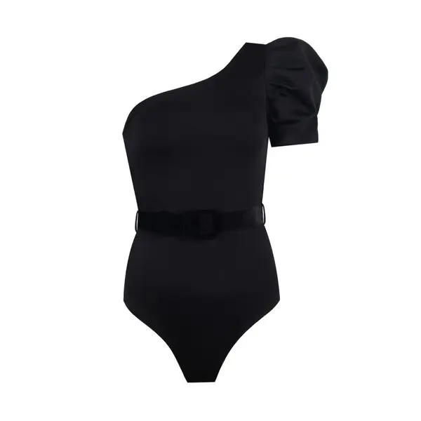 NUR KARAATA Forte Dei Marmi Swimsuit - Black