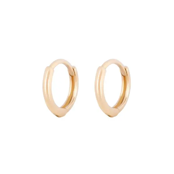 ZOHREH Mini Huggie Hoop Earring Pair 9k - Gold