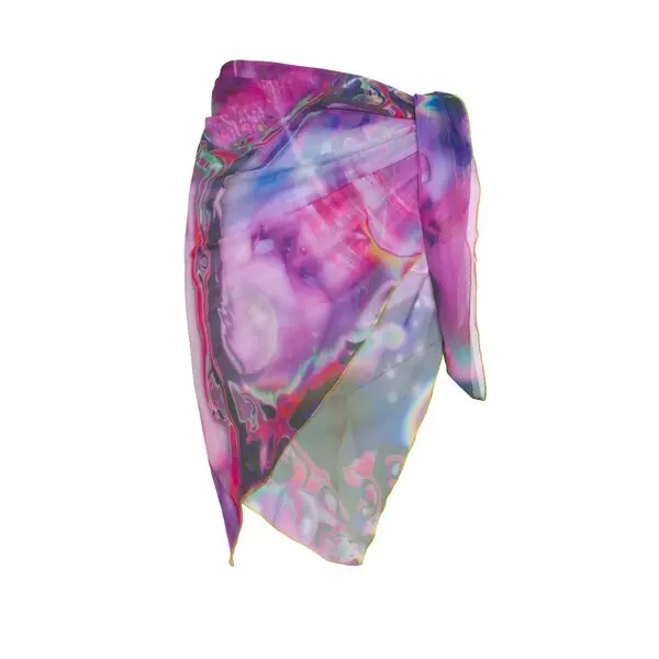 PALOMA LIRA Three Way Punk Kiss Beach Wrap - Orange